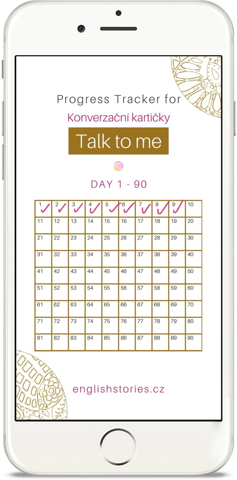Kartičky progress tracker download | English Stories
